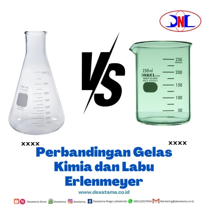 Gelas Kimia Dan Labu Erlenmeyer: Perbedaan, Fungsi, Dan Penggunaan ...