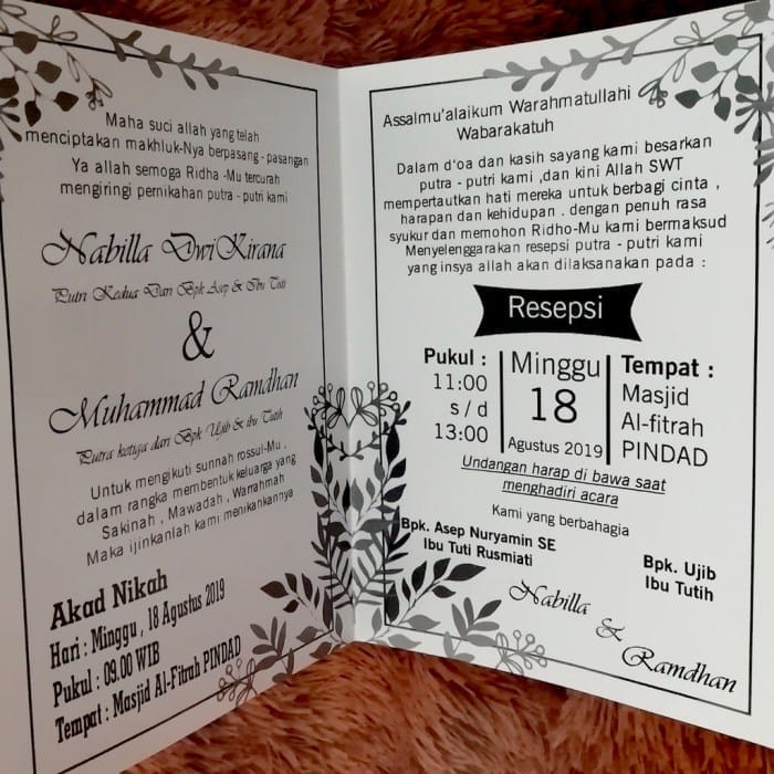 Teks Undangan Pernikahan: Panduan Lengkap Menyusun Kata-Kata Spesial ...
