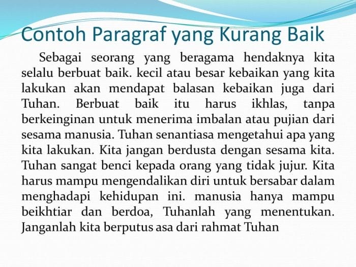 Macam-Macam Paragraf Berdasarkan Bentuk Penyampaiannya: Membedah ...