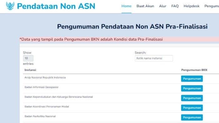 Cek Pendataan Non ASN BKN Go Id: Cara Mudah Verifikasi Status Kepegawaian - PULUNG.NET